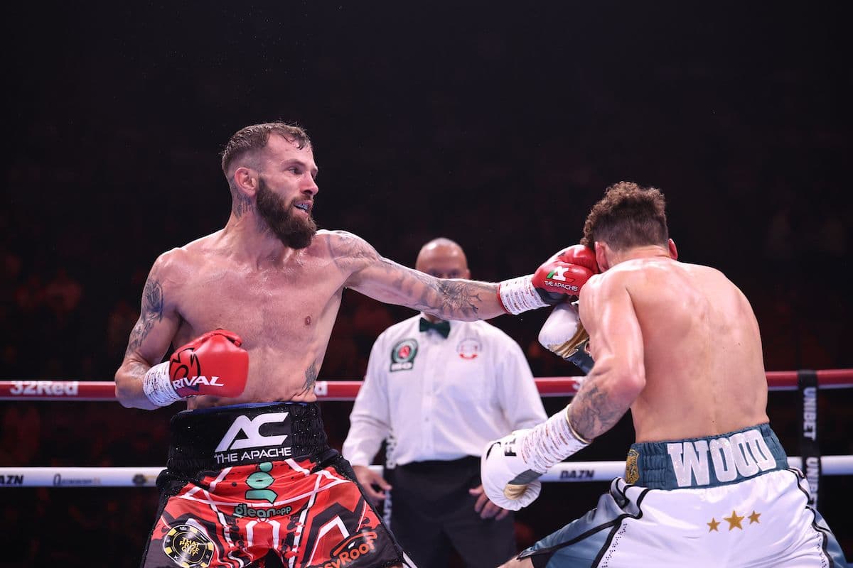 Photos: Anthony Cacace Batters, Stops Leigh Wood in Nine