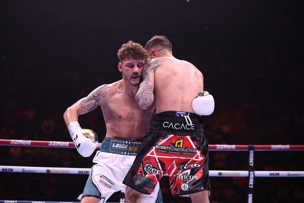 Photos: Anthony Cacace Batters, Stops Leigh Wood in Nine