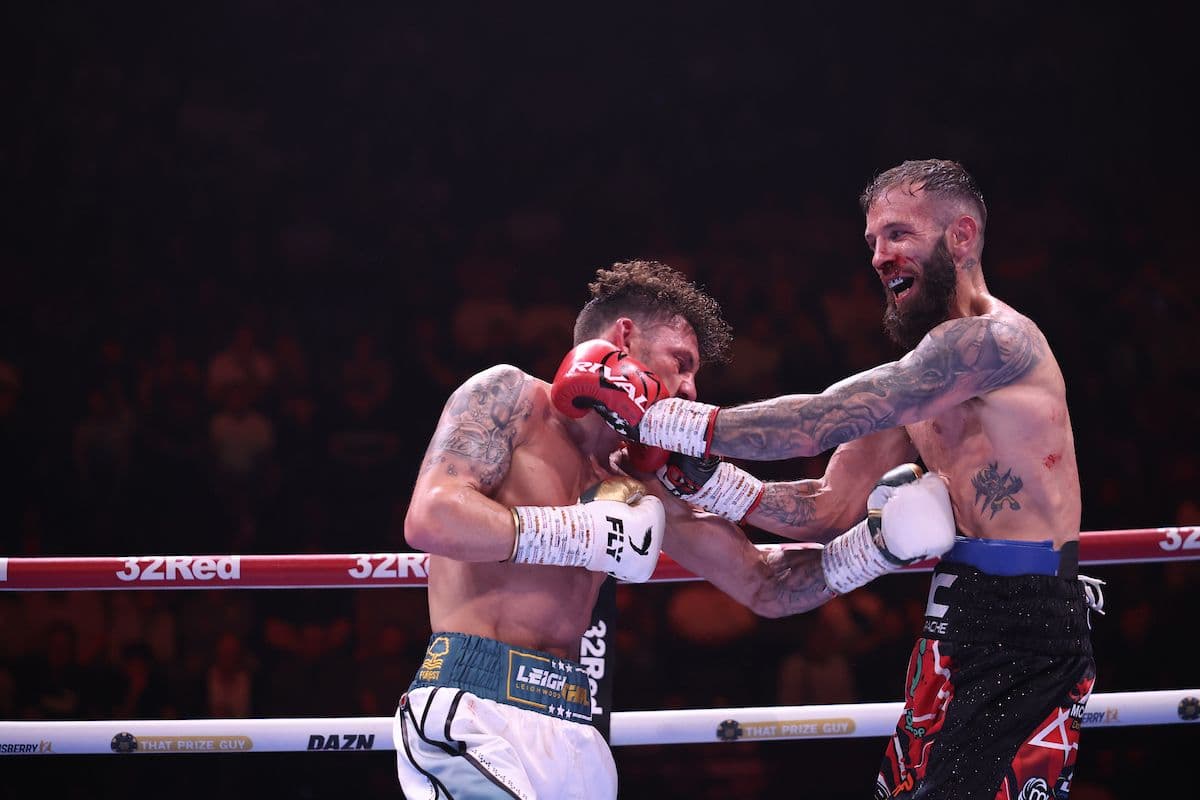 Photos: Anthony Cacace Batters, Stops Leigh Wood in Nine