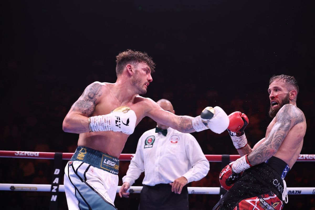 Photos: Anthony Cacace Batters, Stops Leigh Wood in Nine