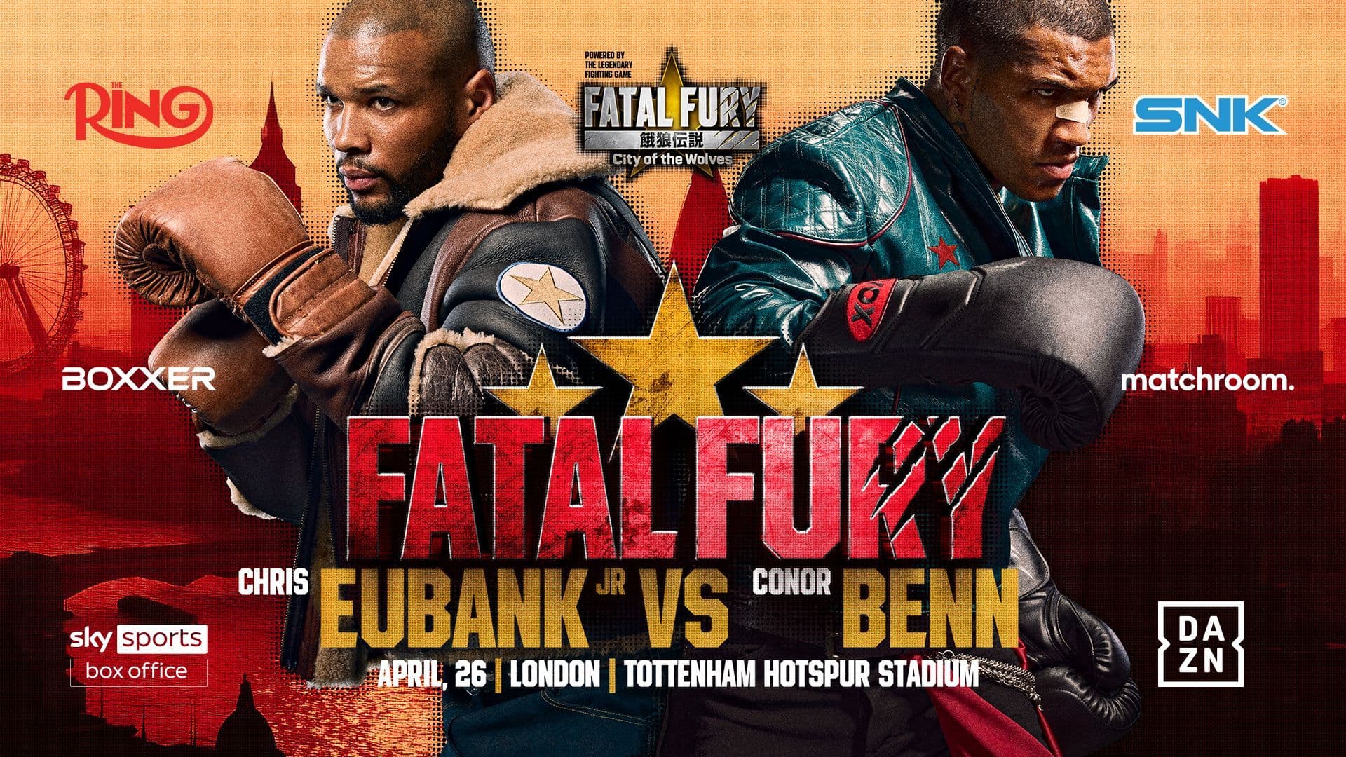 Chris Eubank Jr contre Conor Benn : 'FURY FATALE : La Ville des Loups' - Conférences de presse ...