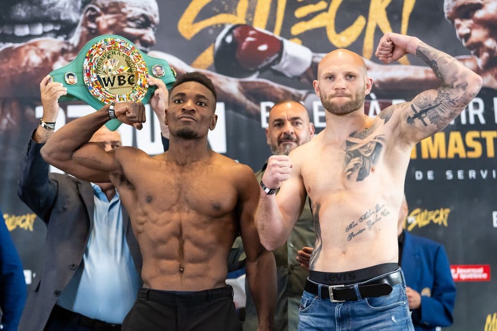 Christian Mbilli, Maciej Sulecki make weight ahead of 168-pound interim ...