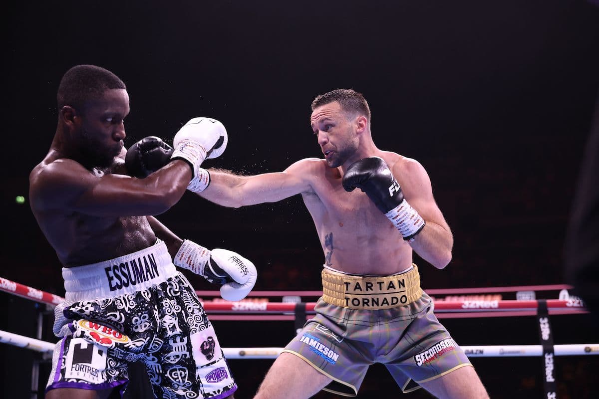 Photos: Ekow Essuman Shocks Josh Taylor With Decision Win
