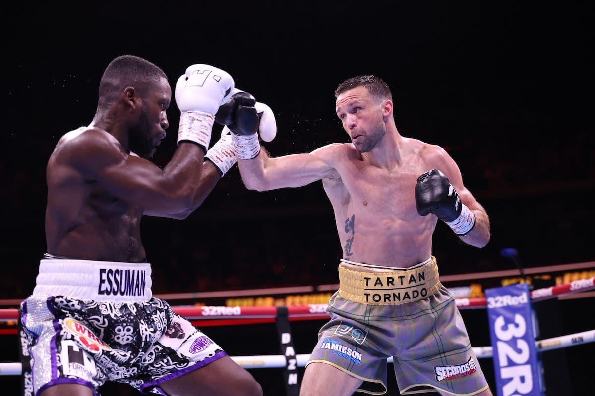Photos: Ekow Essuman Shocks Josh Taylor With Decision Win